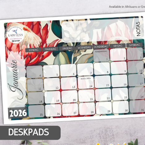 DESKPADS 2026 – Lady Lea's Creative Company