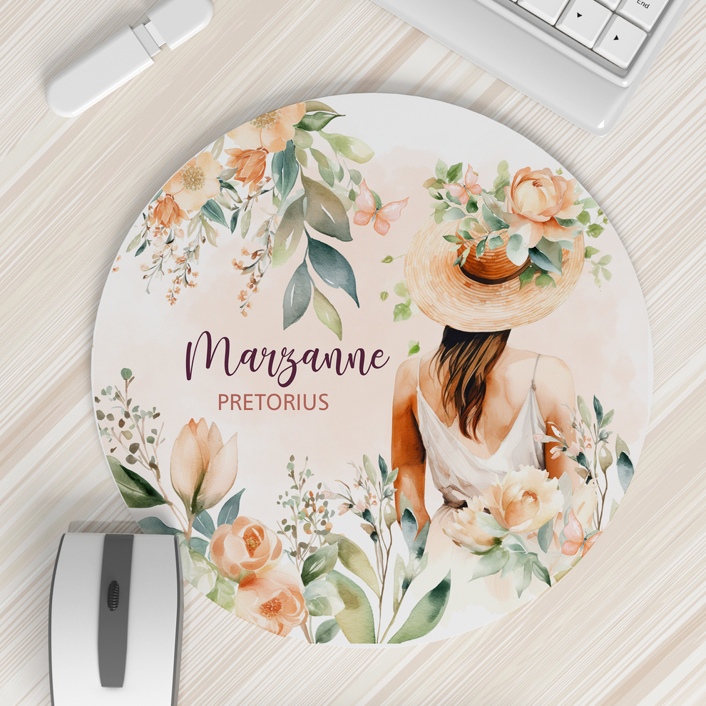 LADY PEACH MOUSEPAD – Lady Lea's Creative Co.