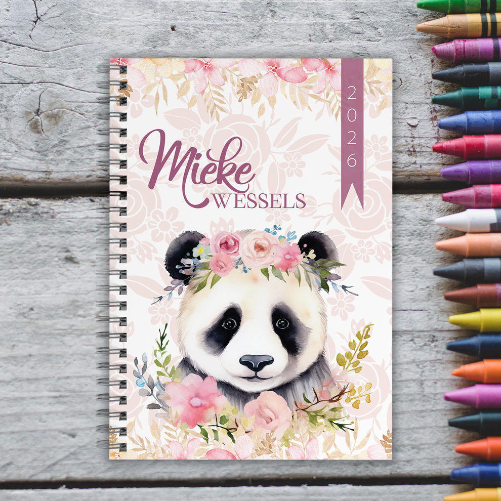 LITTLE PANDA SCHOOL DIARY 2026 – Lady Lea's Creative Co.