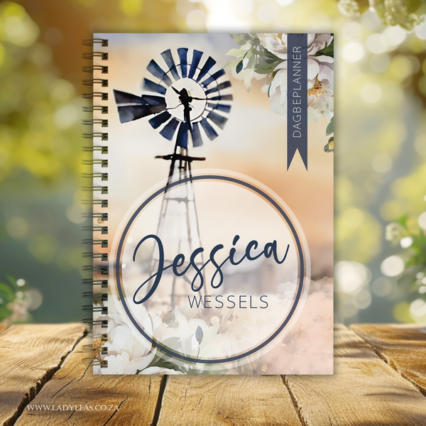 FLORAL WINDPOMP DAILY PLANNER – Lady Lea's Creative Co.